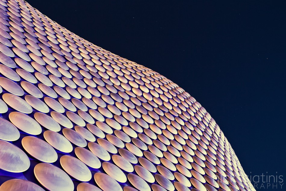 Night time cityscapes at the Birmingham Bullring and City Hall • Nick ...